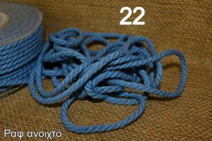 Κορδόνι 100% βαμβακερό στριφτό 10mm 10μ/καρούλι – Mylonas Trimmings